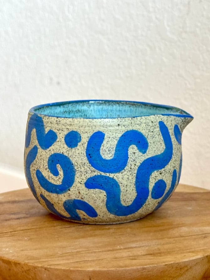 Matcha Pourer Bowls | Handmade Ceramic Pottery @onlyfrogspottery